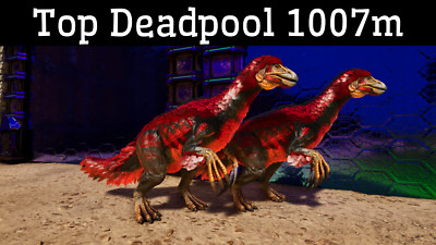 ARK Survival Ascended PvE Top Stats Deadpool Therizino 1007m PC/XBOX ...