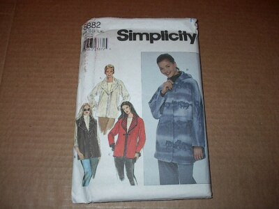 Simplicity Pattern 8882 Misses' Lined Jacket or Vest w/Sleeve ...
