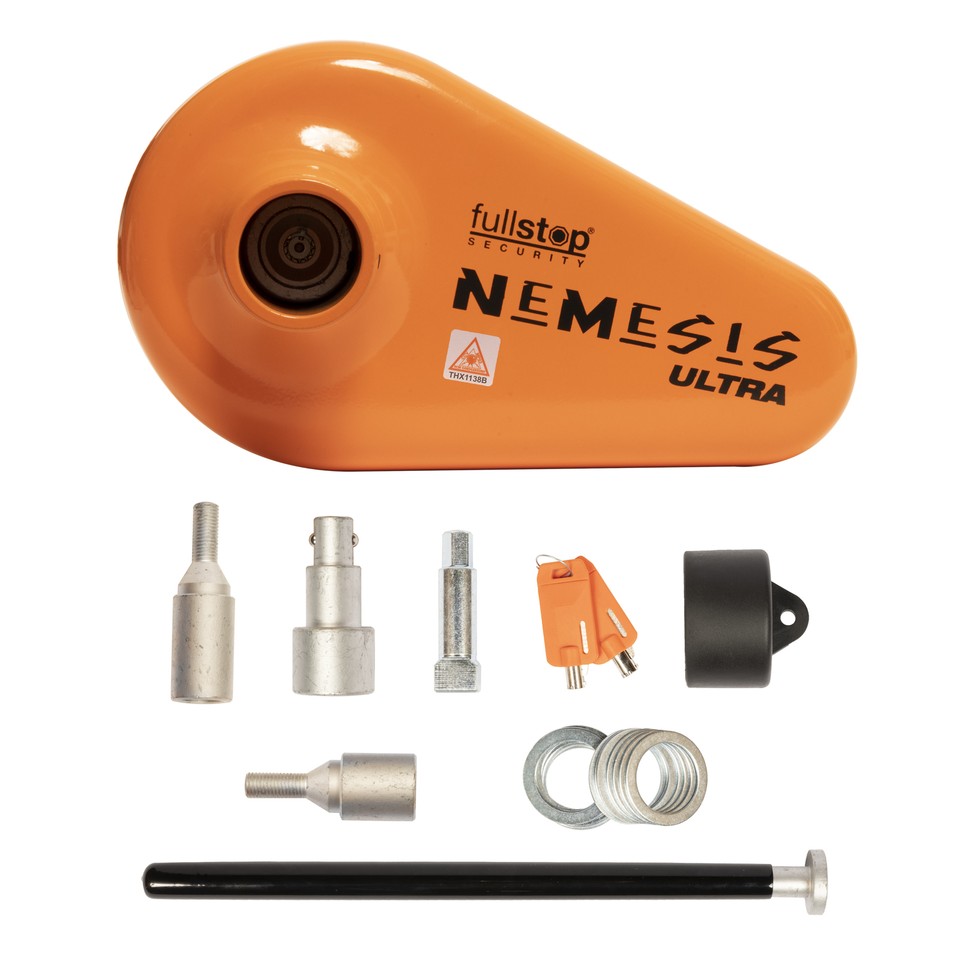 Fullstop Nemesis Ultra Security Wheel Lock Caravan Wheelclamp Clamp ...