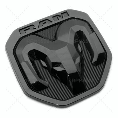 19-23 RAM Head 1500 2500 3500 DT Tailgate Adhesive OEM Emblem Limited ...