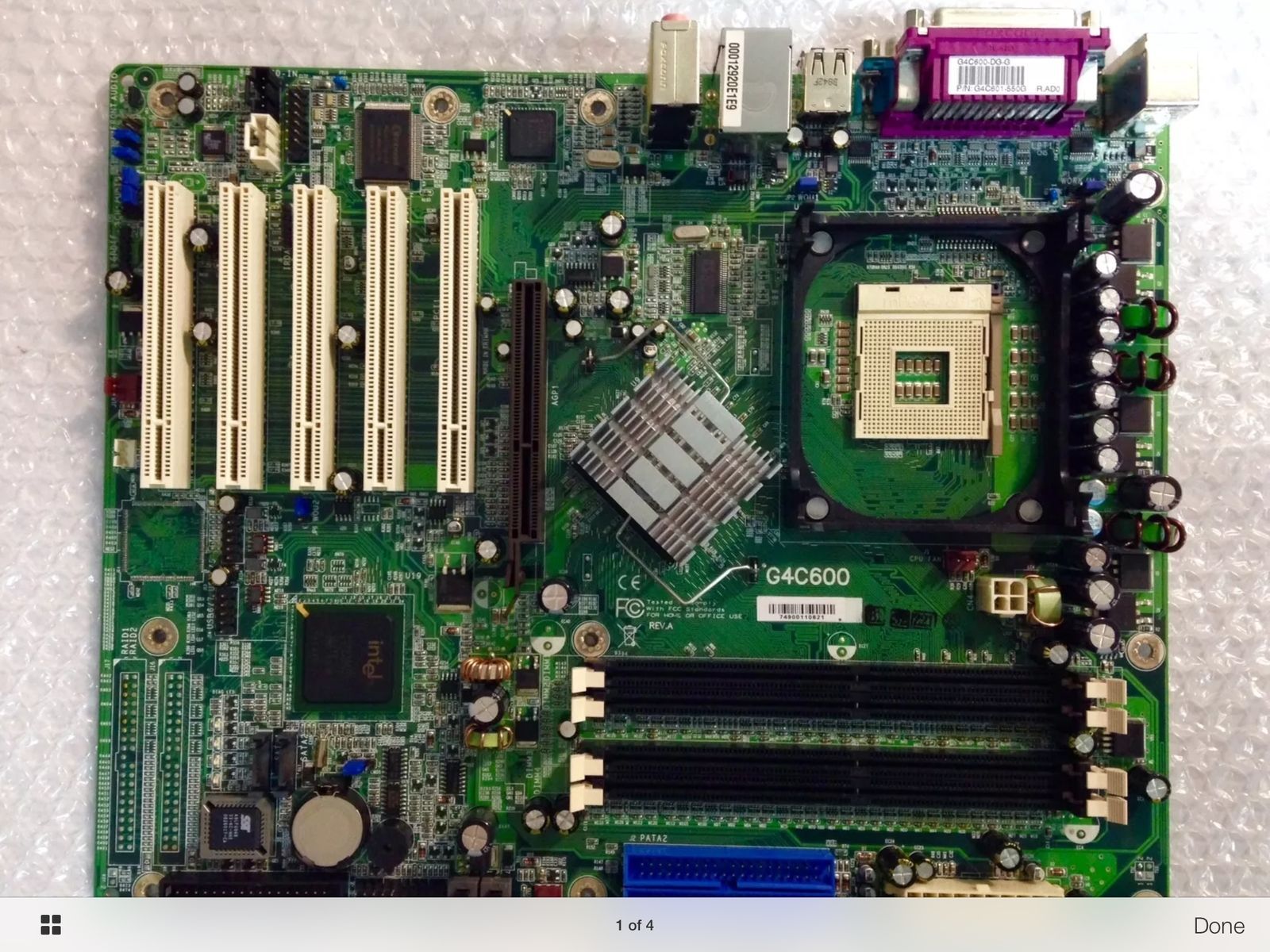 DFI ITOX G4C600 ATX MOTHERBOARD PCI ISA SOCKET COM SBC CPU G4C600 IPOX ...