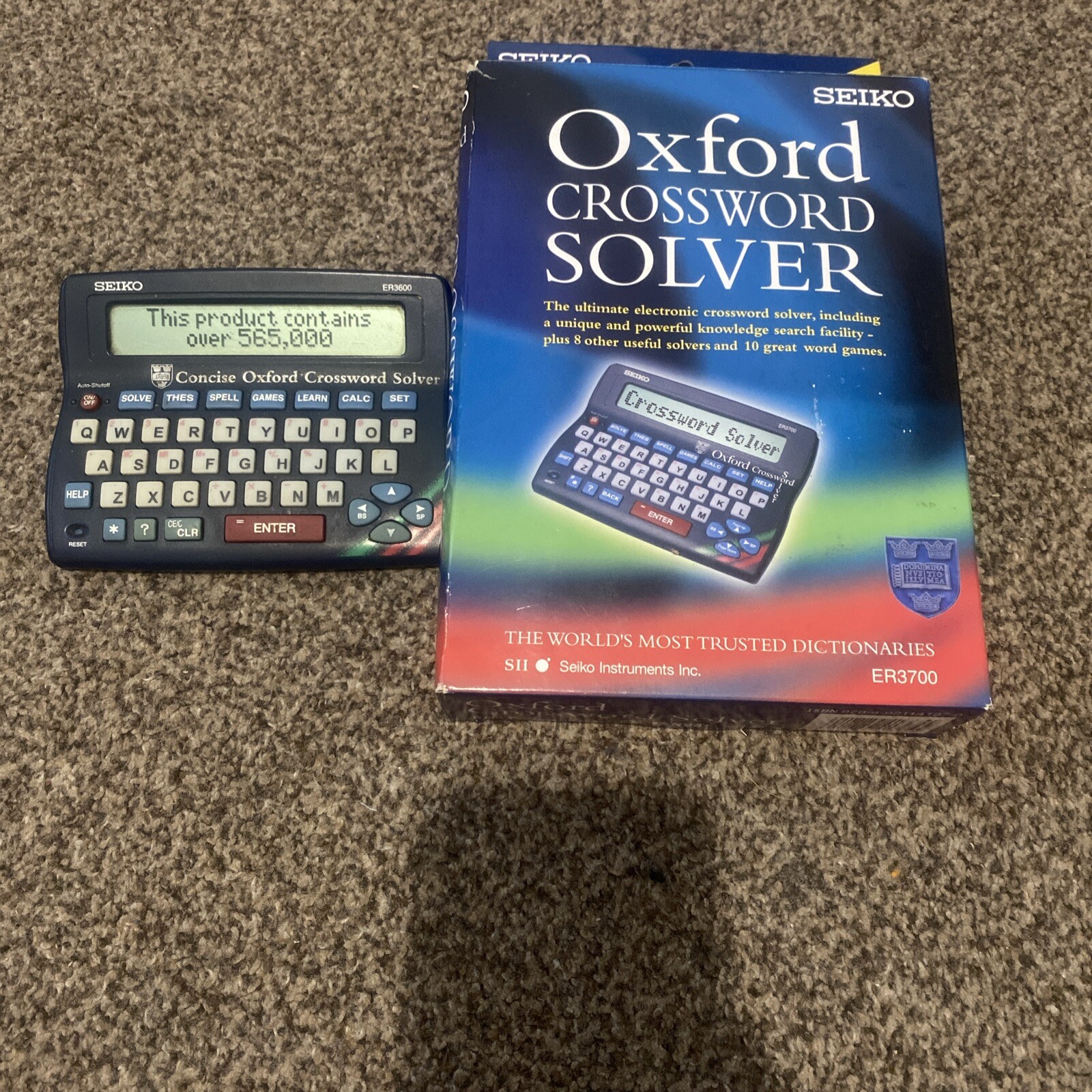 Seiko ER3700 Oxford Crossword Solver Thesaurus Spellchecker Calculator ...