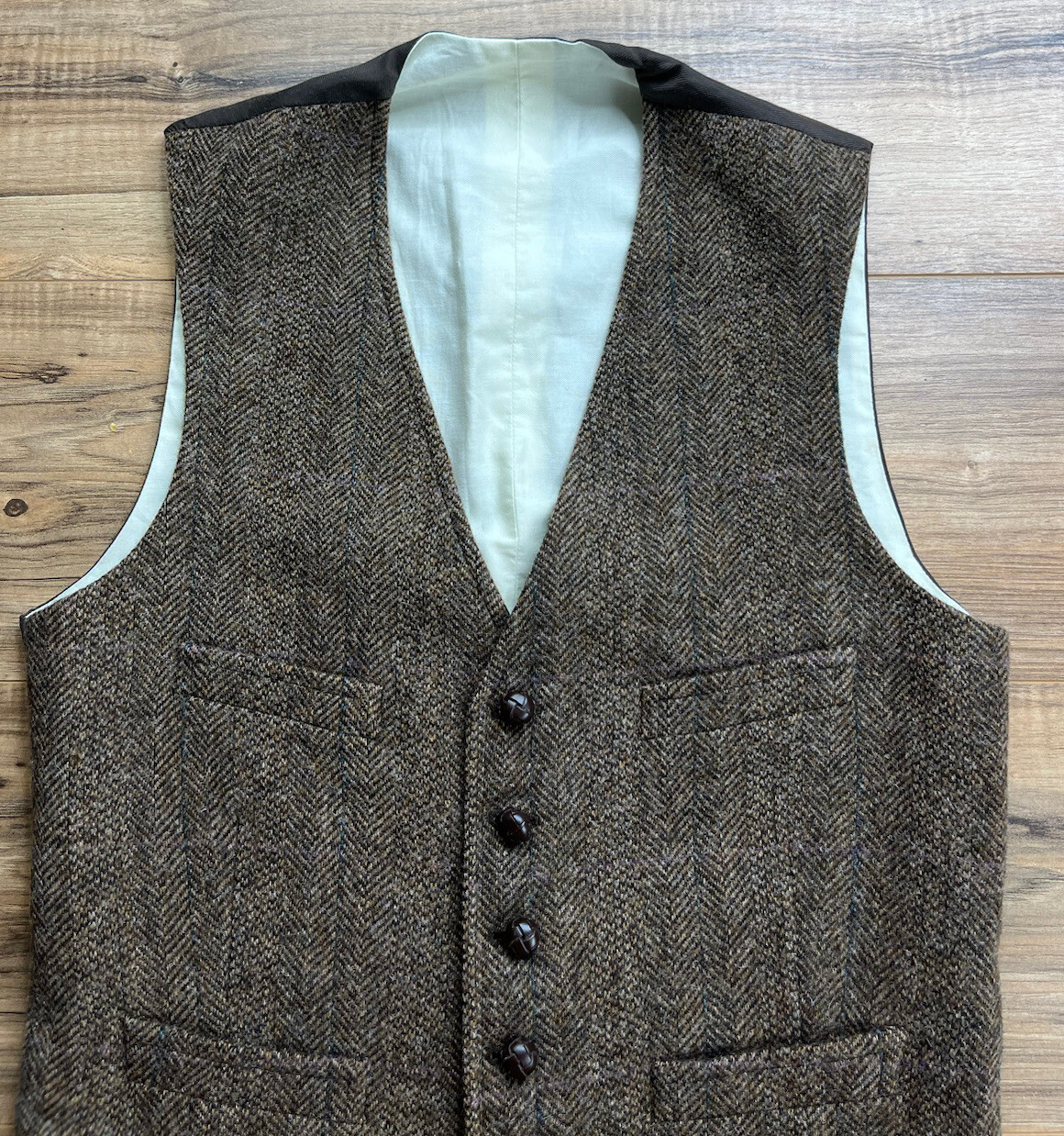 Polo Ralph Lauren Morehouse Collection Tweed Vest 40R… - Gem