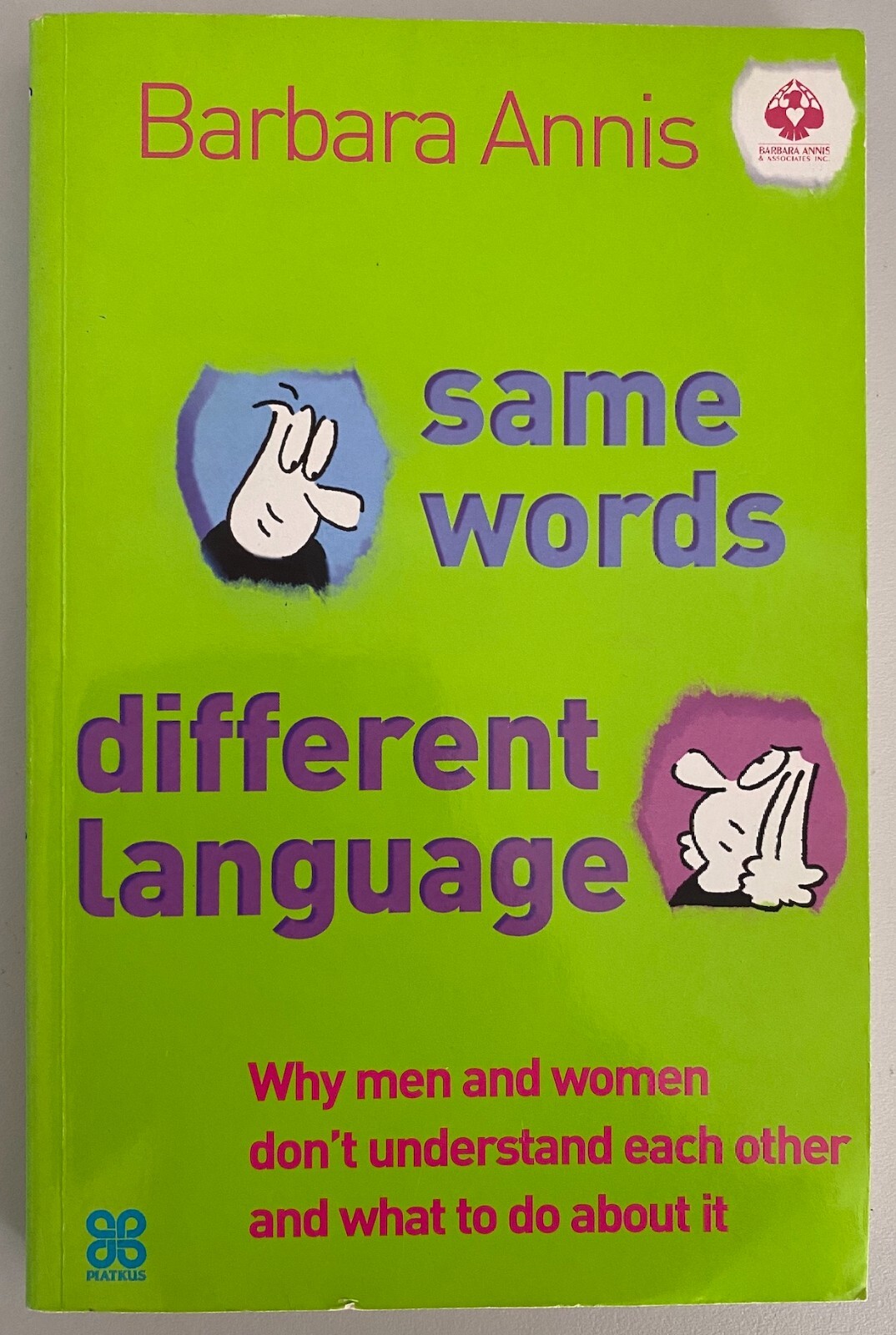 Same Words Different Language by Barbara Annis (Paperback) 2003 | eBay ...