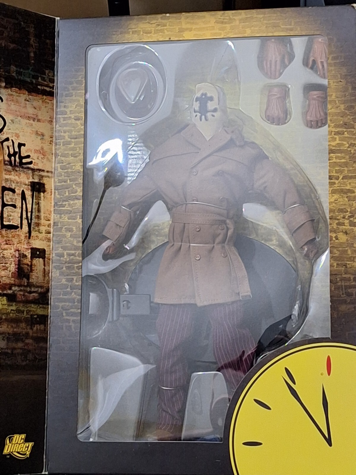 DC Direct Watchmen Rorschach 1:6 Scale Deluxe Collector Figure NEW IN ...