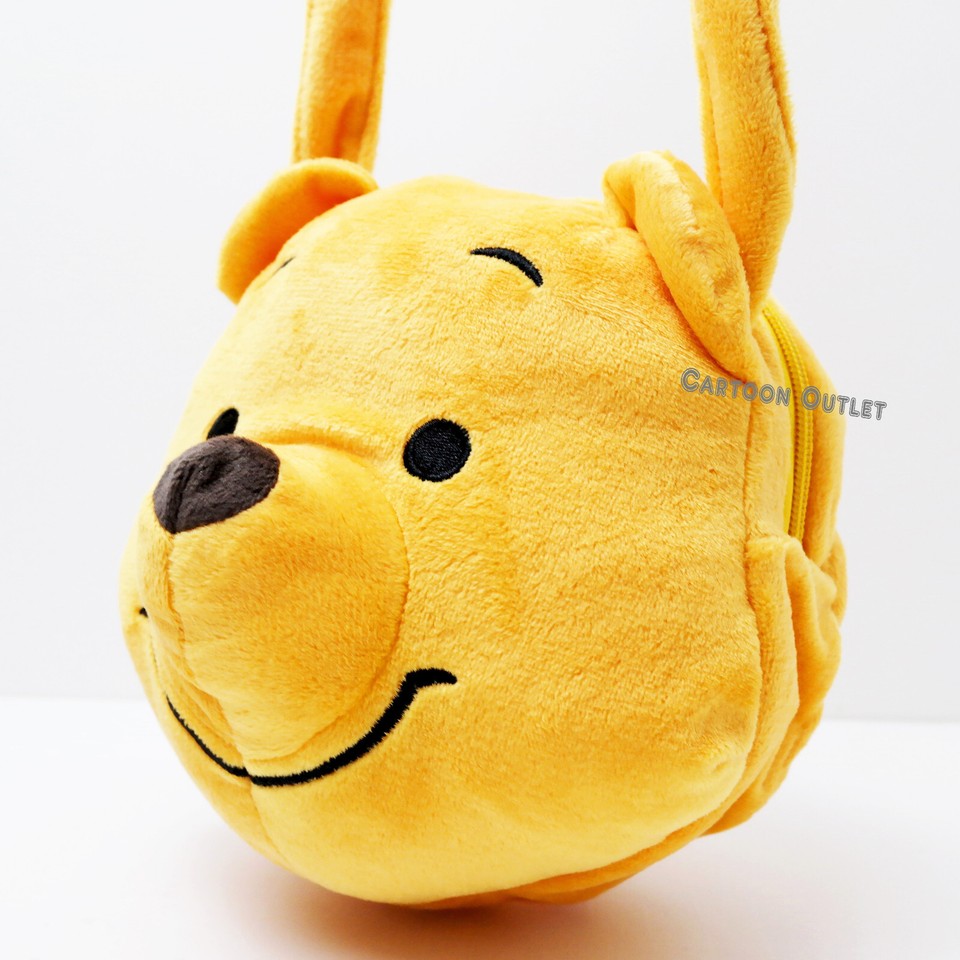 Disney Pooh Shoulder bag plush purse Soft Head Birthday Gift Winnie The ...