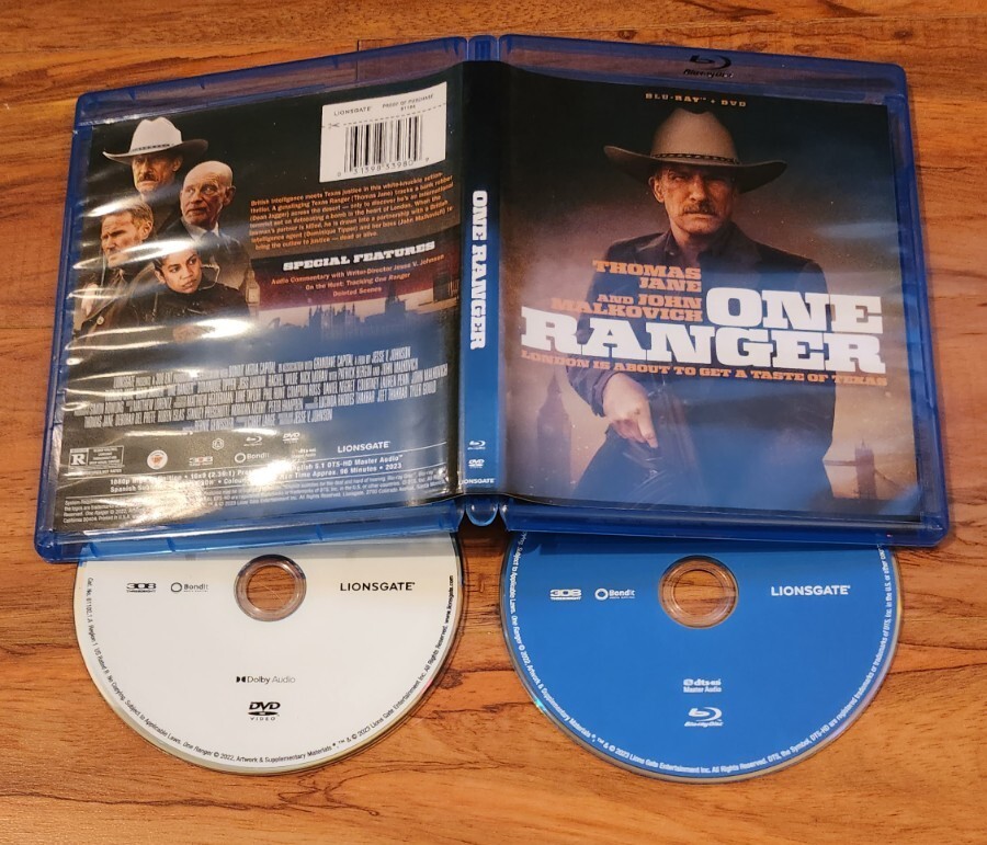 /4411 One Ranger (2023; Thomas Jane, John Malkovich) Blu-ray & DVD ...