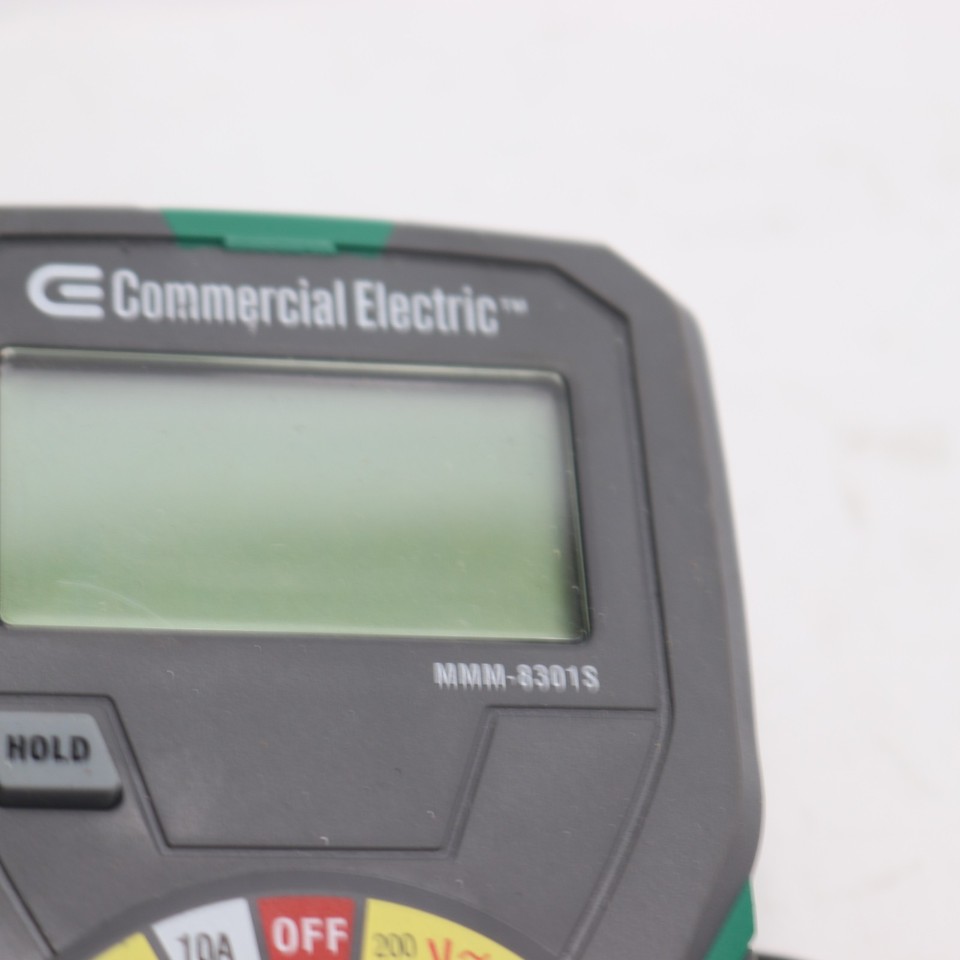 Commercial Electric CE Manual Range Digital Multimeter MMM-8301S | eBay