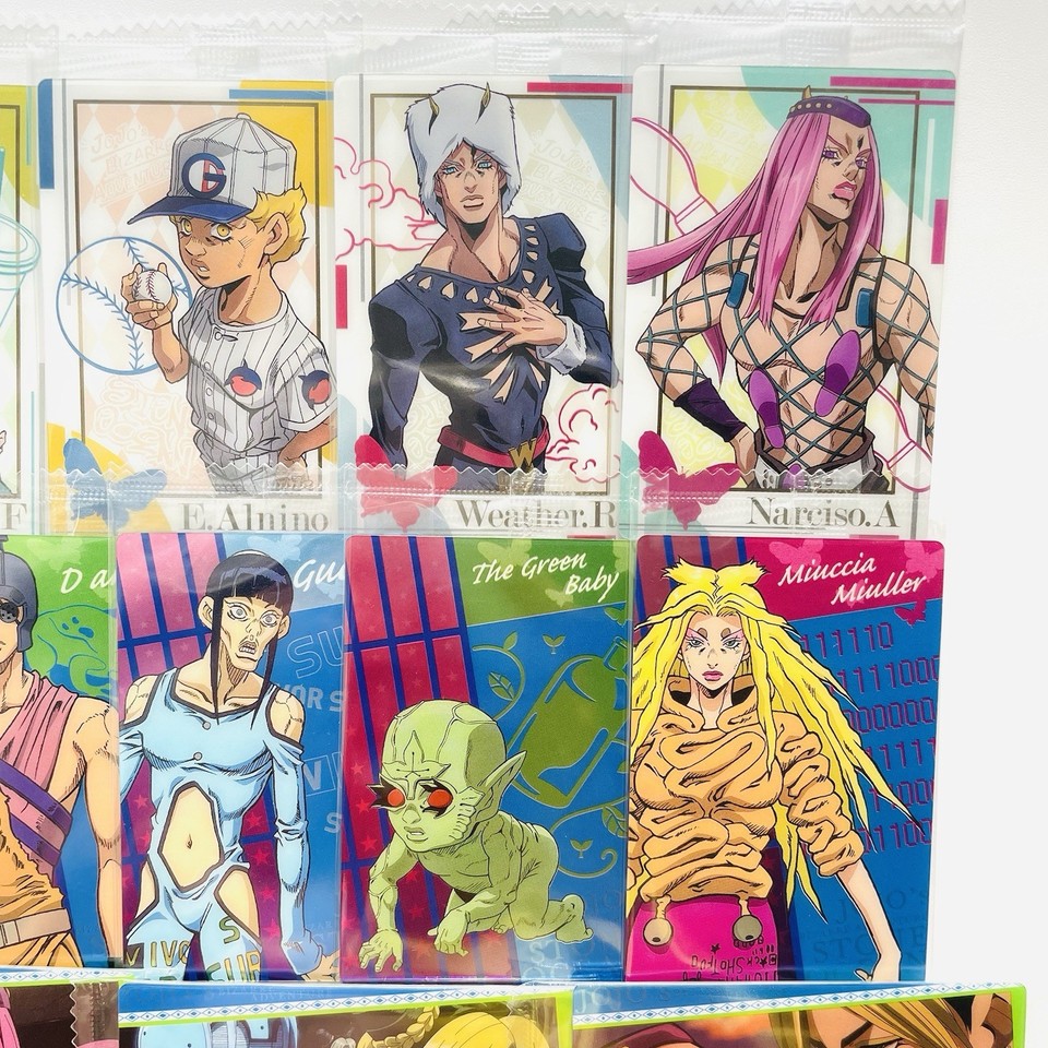 Jojo's Wafer Card Stone Ocean Vol.2 Complete 24 types Jolyne Jotaro ...