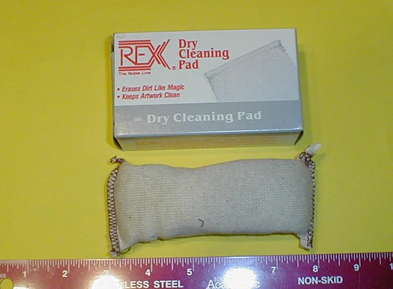 Dry Cleaning Pad (5 inch) for Artwork, Drafting , Graphic Art with Free ...