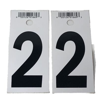 Napa Balkamp 770-7278 Number "2" DOT Approved Sticker - Box of 2 | eBay