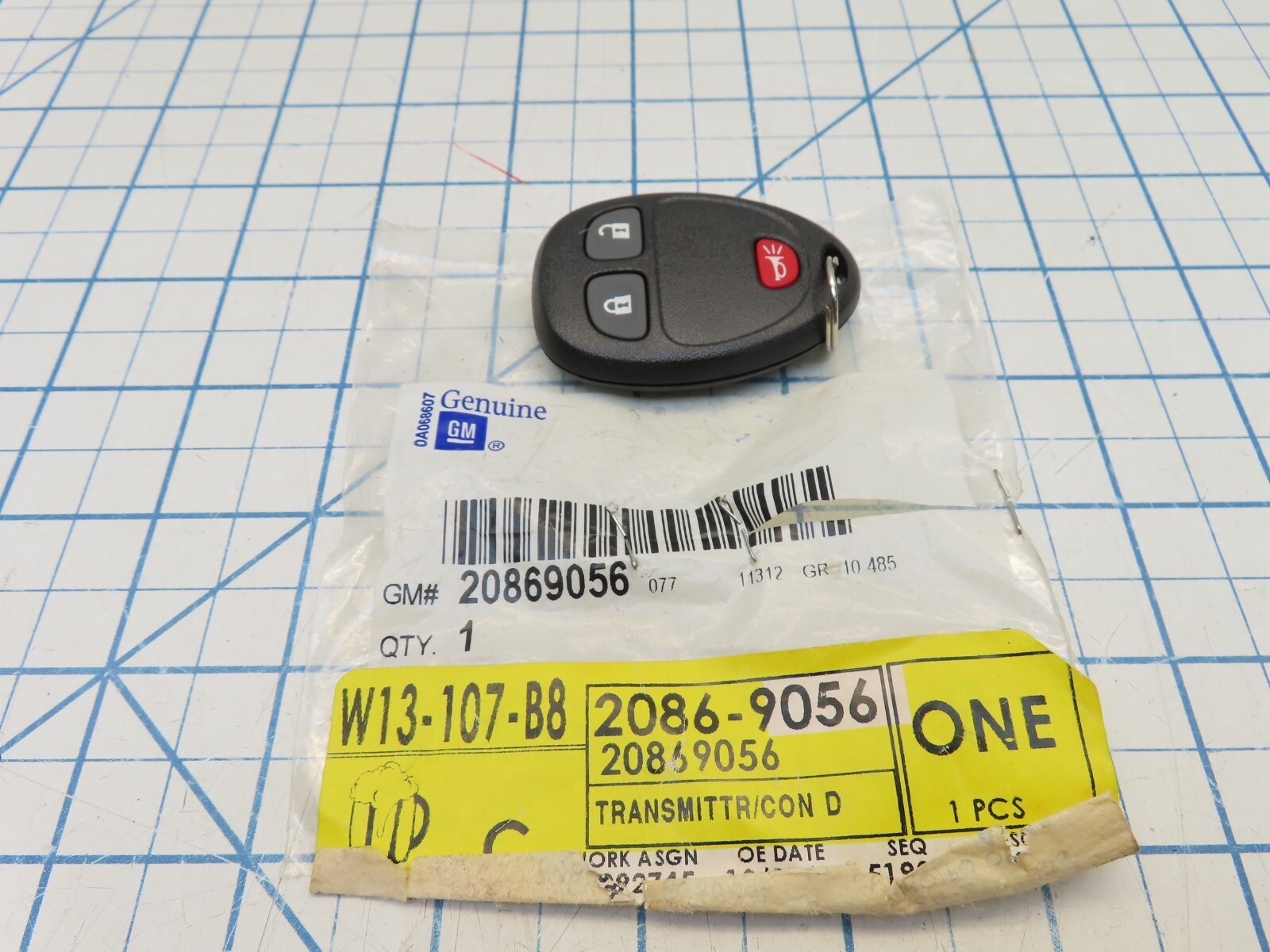 GM 20869056 Key Fob Remote Transmitter You Program General Motors | eBay