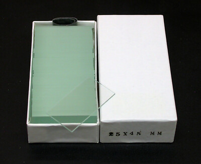 Petrographic Slides, 25X45X1.2mm, Pre-Cleaned, 72 slides per box, LOT ...