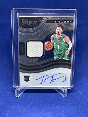 TYRELL TERRY 2020-21 PANINI SELECT JERSEY AUTO ROOKIE RC #D 162/199 | eBay