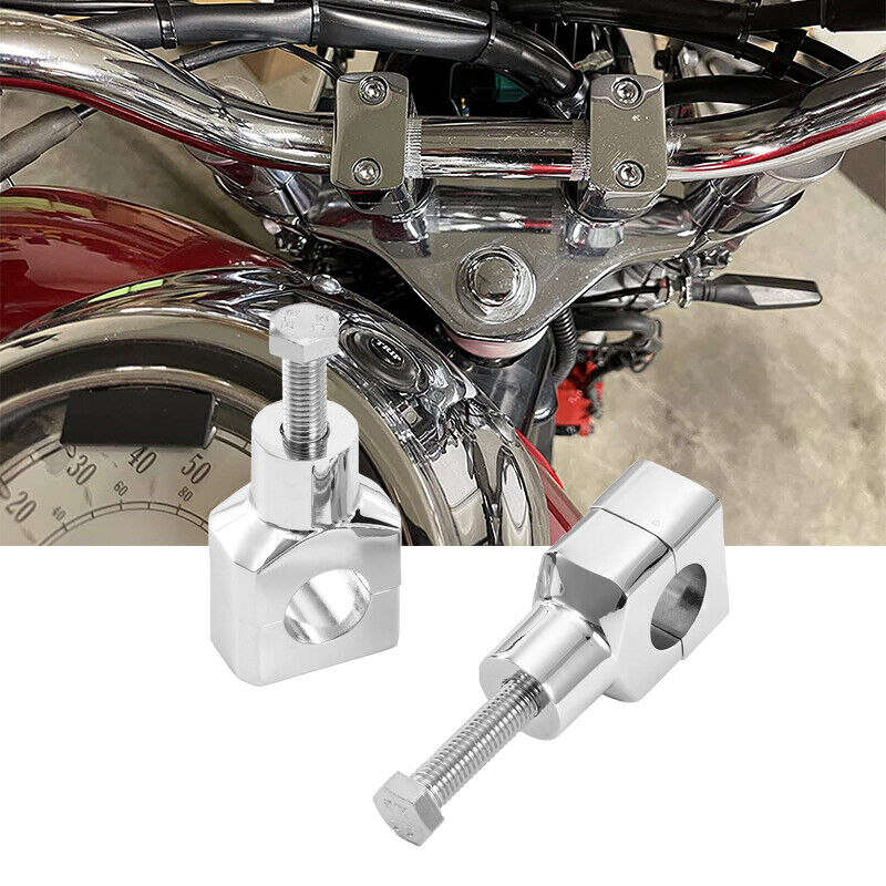 Chrome 1" Handlebar Riser For Honda Shadow VT VT1100 VT750 VT600 VF750 ...