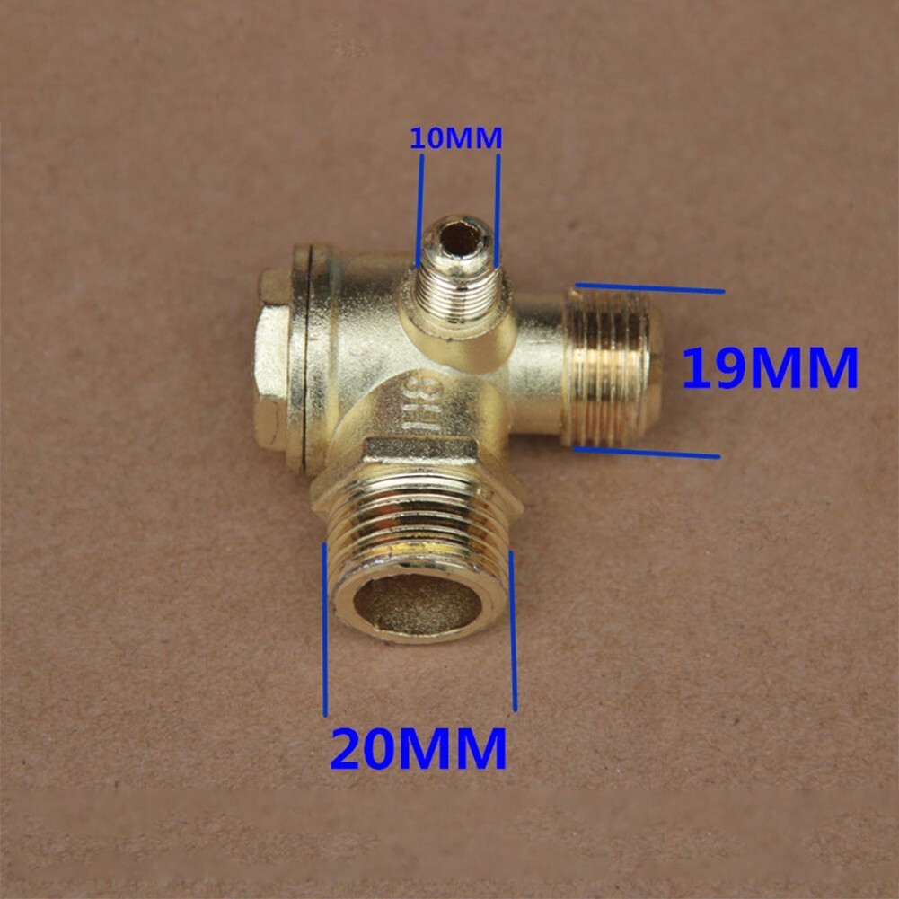 Durable Air Compressor Check Valve with Male Threaded Connectors for ...