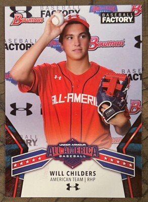 2018 BOWMAN WILL CHILDERS UNDER ARMOUR ALL-AMERICA CARD #UAA-6 | eBay