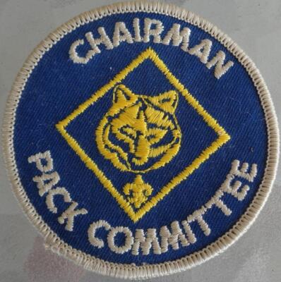 Vintage Boy Scout Chairman Pack Committee Sew-On/Iron-On Patch – Gently ...