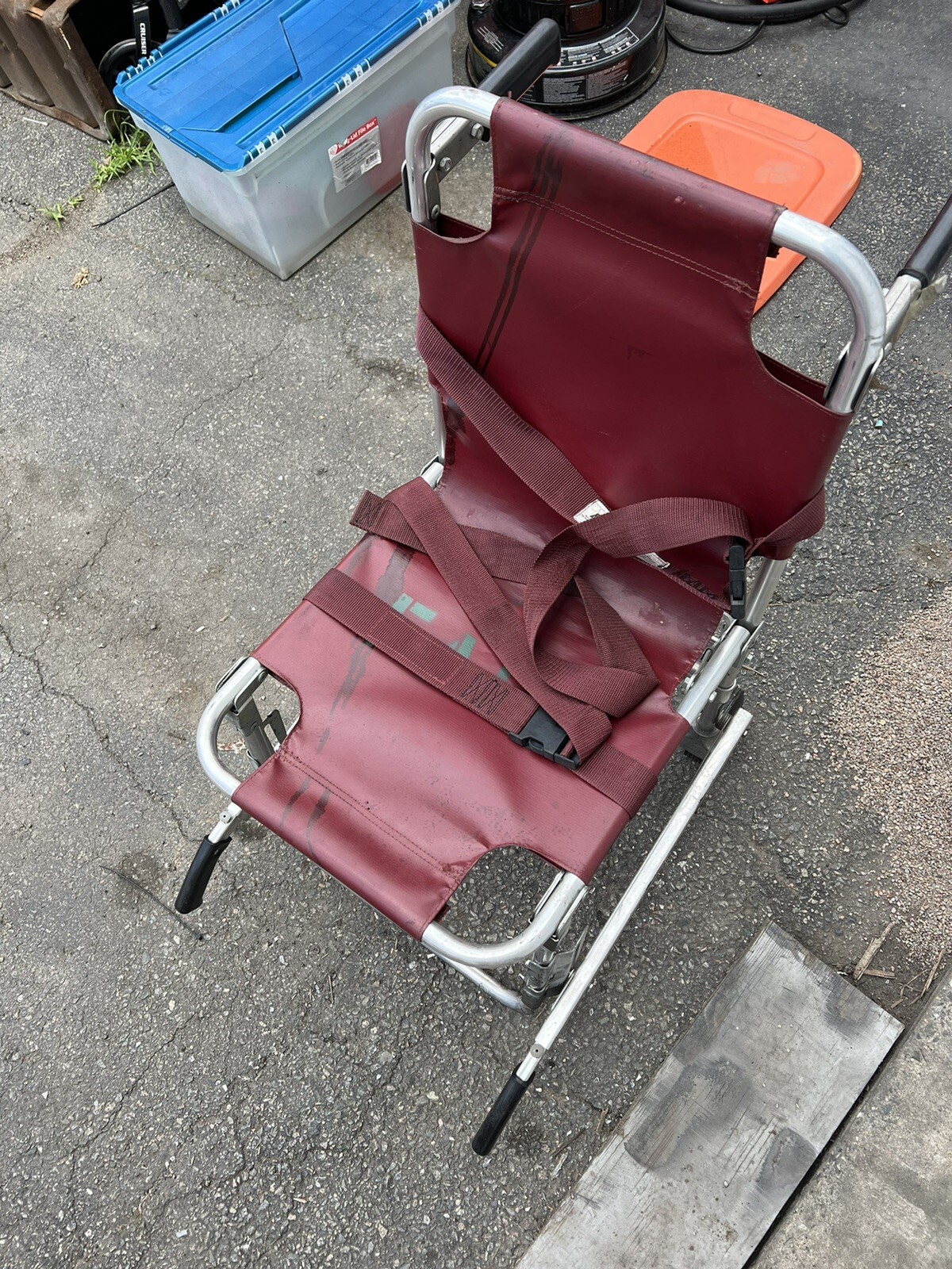 Ferno Stair Chair Model 40 Orange 350 Lbs Capacity | eBay