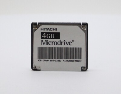 Hitachi 4 GB MicroDrive HMS360404D5CF00 for MP3 player/True IDE CF ...