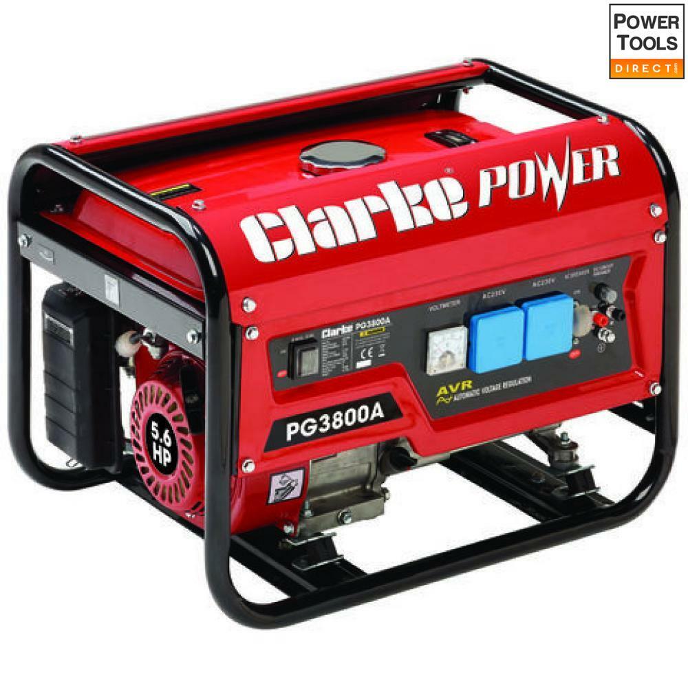 Clarke PG3800A.3000W(MAX)PETROL GENERATOR | eBay UK