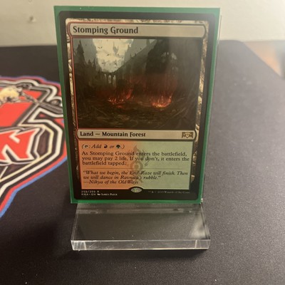 MTG 1x Stomping Ground Ravnica Allegiance Magic the Gathering Card x1 ...