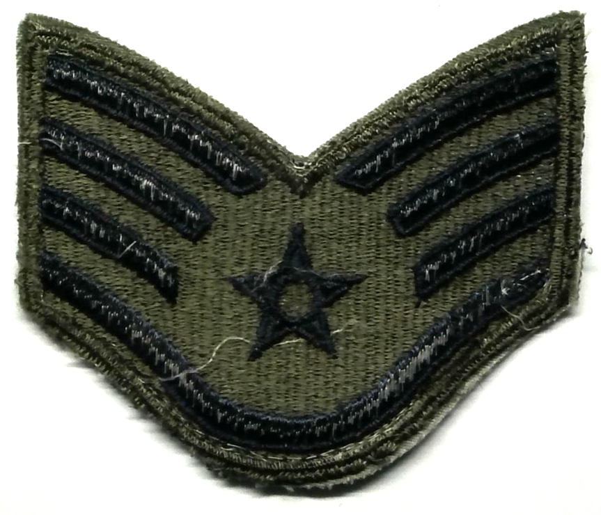 USAF Air Force Staff Sergeant Embroidered USA Military Patch 3 7/8"w ...