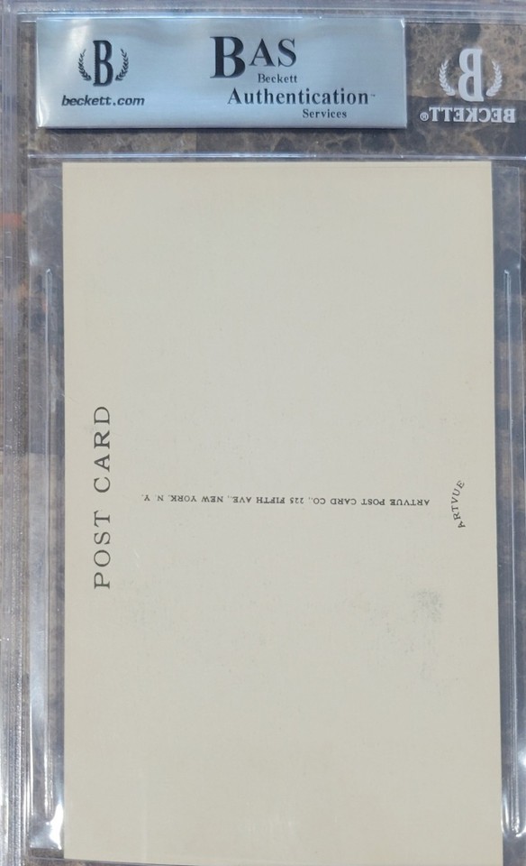 Cap Anson Signed Cut on Artvue HOF Plaque Postcard Autograph RARE BAS 🔥 ...