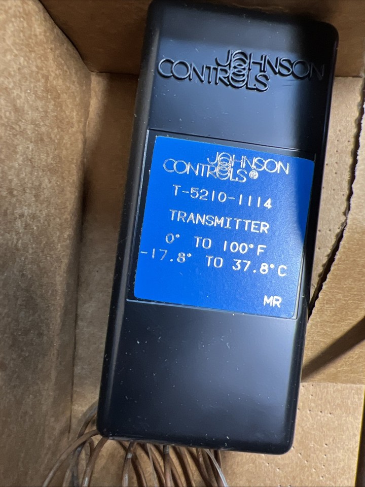 Johnson Controls T-5210-1114 T-5210 Pneumatic Temperature Transmitter ...