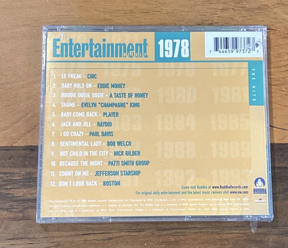 Various Artists “Entertainment Weekly - The Greatest Hits 1978” Sealed ...