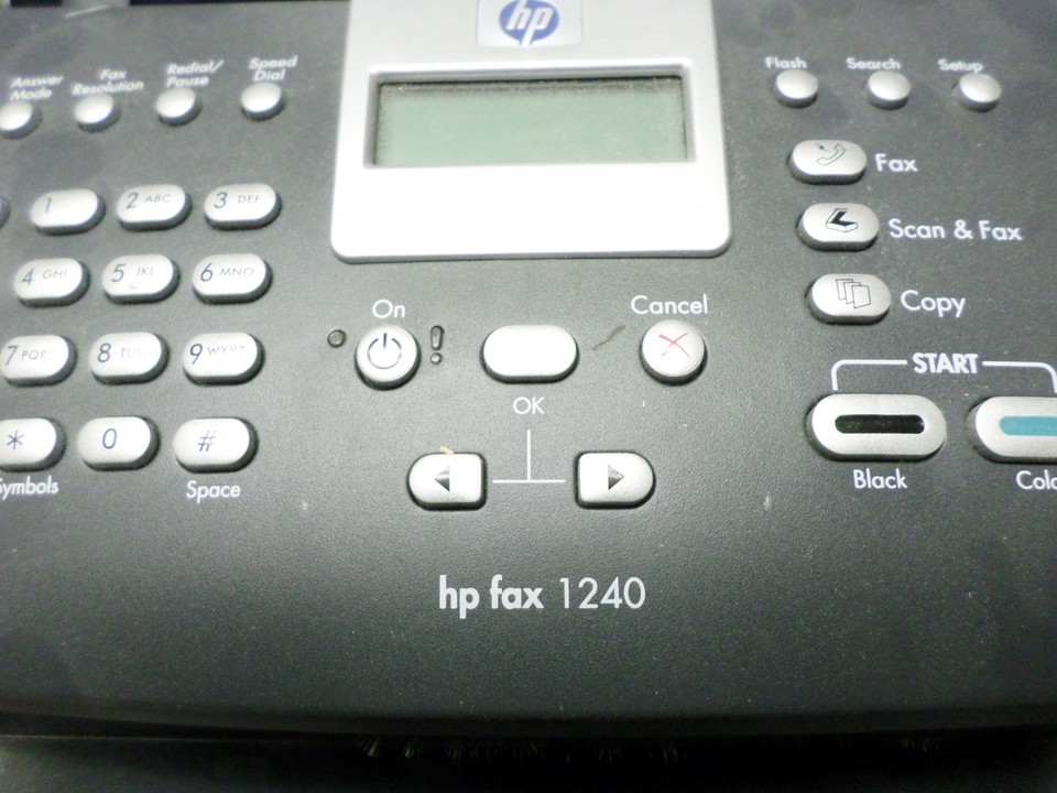 HP 1240 Inkjet Fax Machine Telephone Scan Print Fax CN578GH1NX | eBay