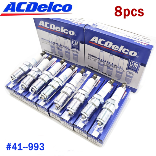 8PCS For Chevy Tahoe GMC Pontiac 41-993 IRIDIUM SPARK PLUGS AC DELCO ...