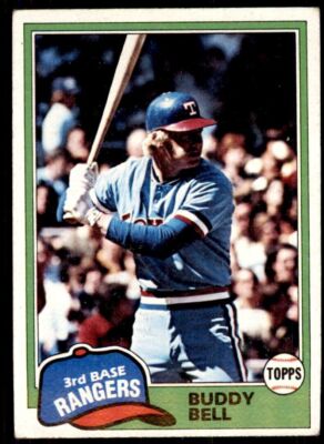 1981 TOPPS BUDDY BELL . TEXAS RANGERS #475 | eBay