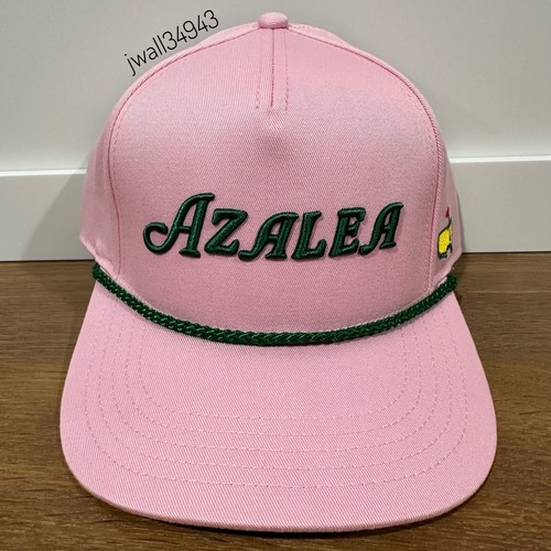 2025 Masters AZALEA Pink Embroidered Rope Hat Snapback Golf Azaleas Cap ...