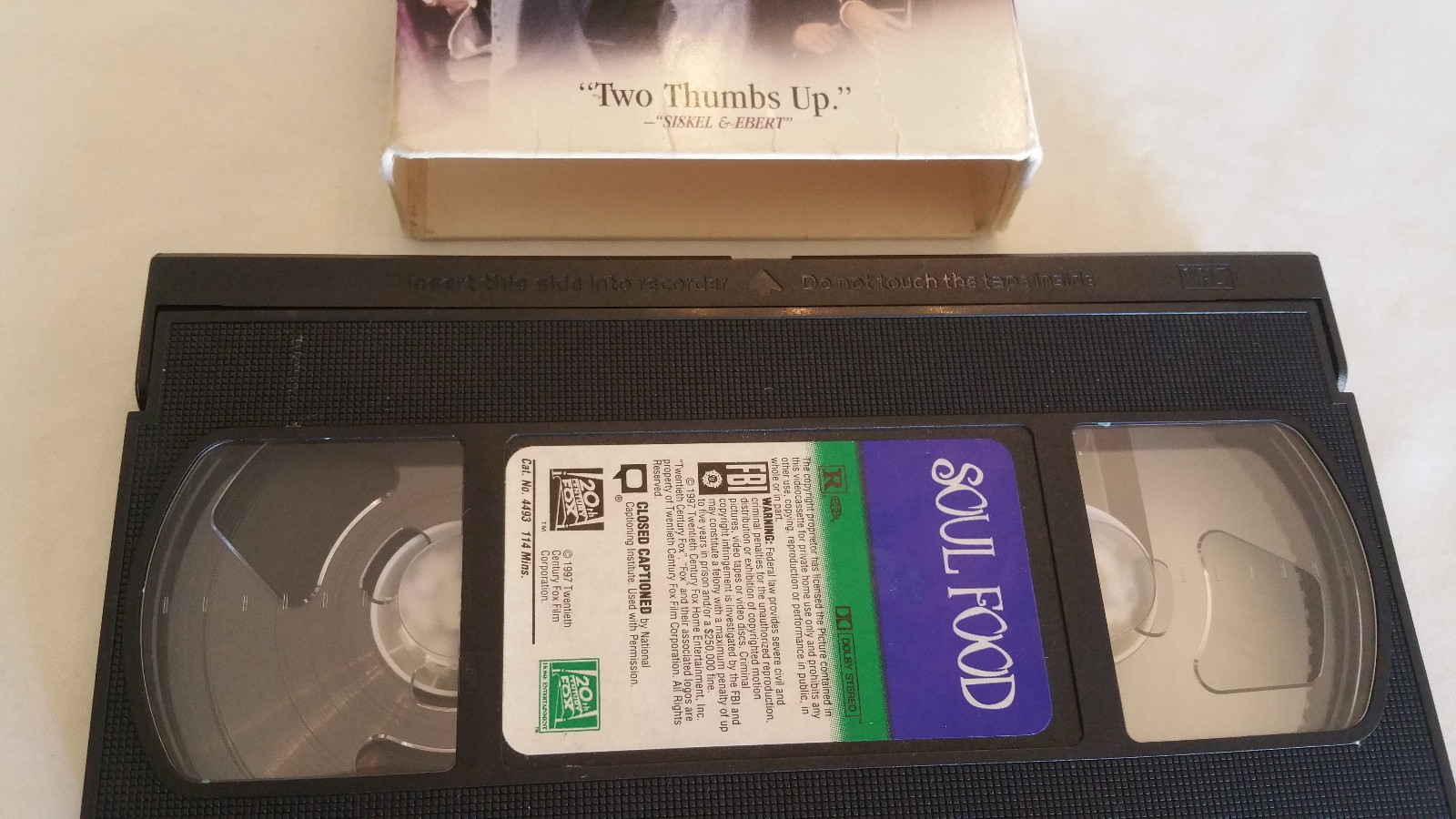 Soul Food VHS VCR Movie 1997 Vanessa Williams, Nia Long, Mekhi Phifer ...