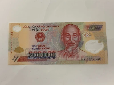 Vietnamese Dong 200,000 Banknote | 1 x | Grelly USA