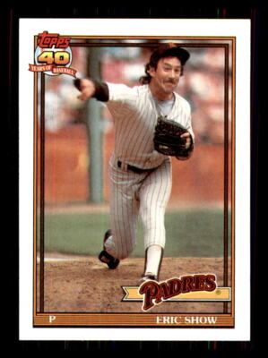 1991 Baseball Topps Eric Show San Diego Padres #613 | eBay