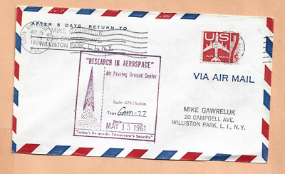 RESEARCH IN AEROSPACE GAM-77 LAUNCH MAY 15,1961 EGLIN AFB SPACE COVER ...