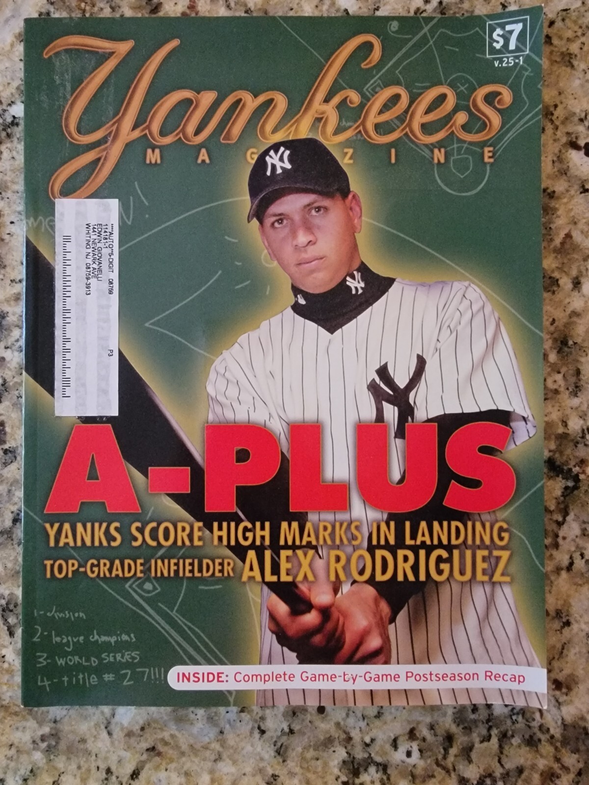Yankees Magazines 2004 - Lot of 4 - A-Rod, Sheffield & Mariano Rivera ...