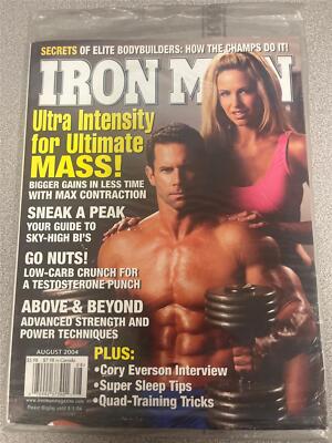 IRONMAN bodybuilding muscle magazine MIKE RYAN & BRANDY FLORES 8-04 ...