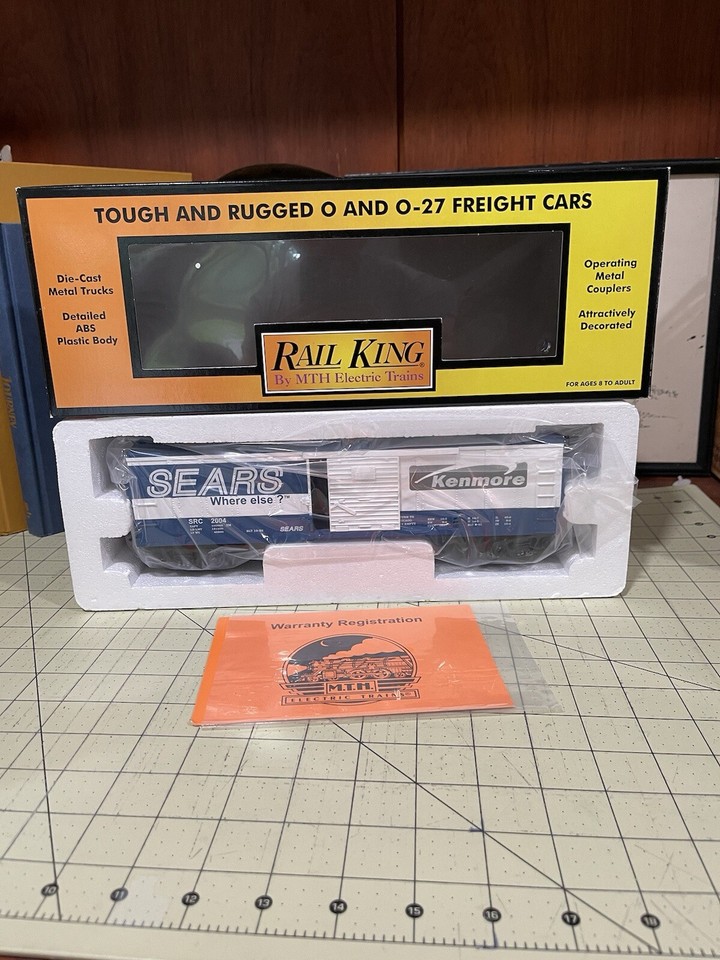 Rail King by MTH Electric Trains Sears box Car O Gauge RARE! | eBay