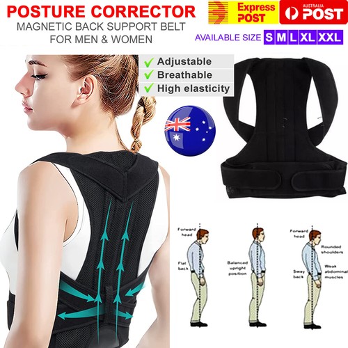 Lumbar Back Brace Support Posture Corrector for Men and Women Adjustable Posture | eBay