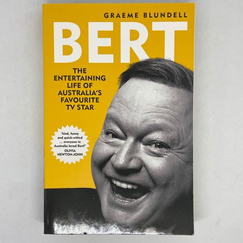 Bert by Graeme Blundell 2021 Paperback Biography True Story Entertainer ...