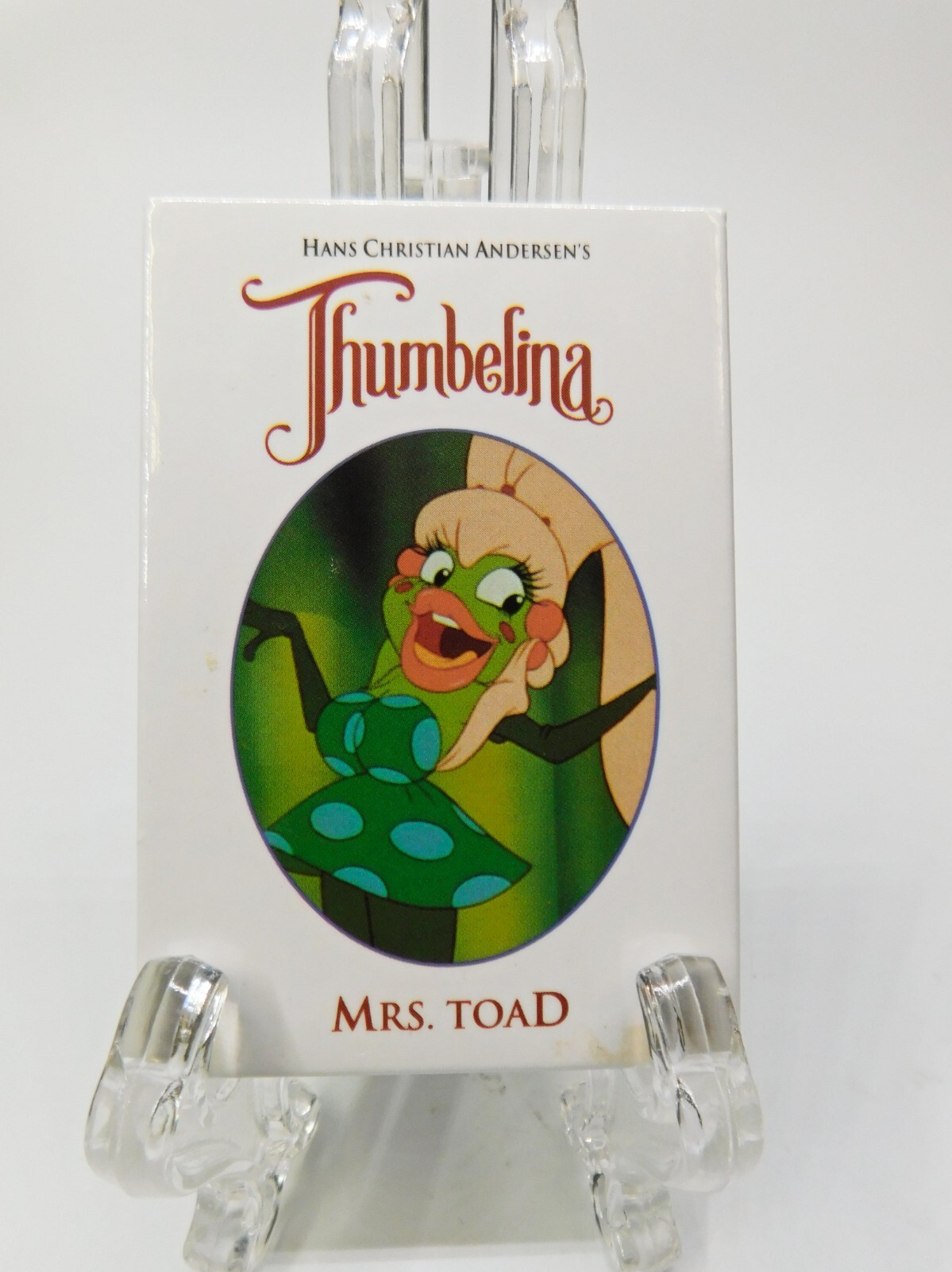 1994 Warner Brothers Hans Christian Anderson Thumbelina Mrs. Toad Pin ...