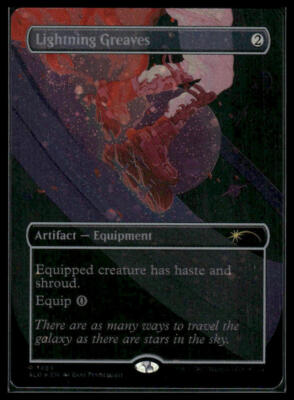 MTG Secret Lair Drop Series Lightning Greaves (1493) (Galaxy Foil ...