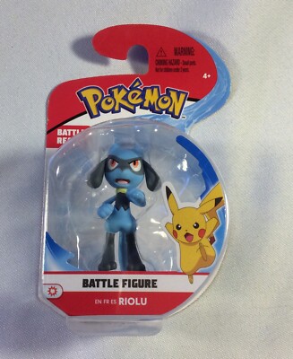 NEW 2021 Pokemon Riolu 2" Battle Figure Pack Jazwares | eBay