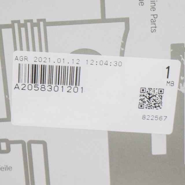 Mercedes-Benz C W205 Rear Fender Ventilation Flap A2058301201 Genuine ...