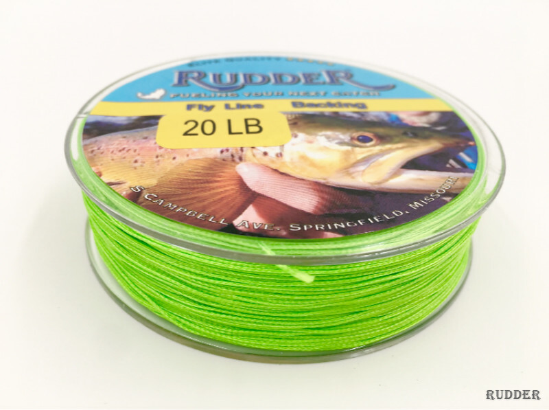 Rudder braided Fly Fishing Backing Line Leader Line 20 lb 30 LB 100 M ...