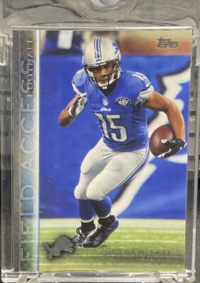 2015 Topps Field Access Golden Tate Topps Vault Blank Back 1/1 Lions ...