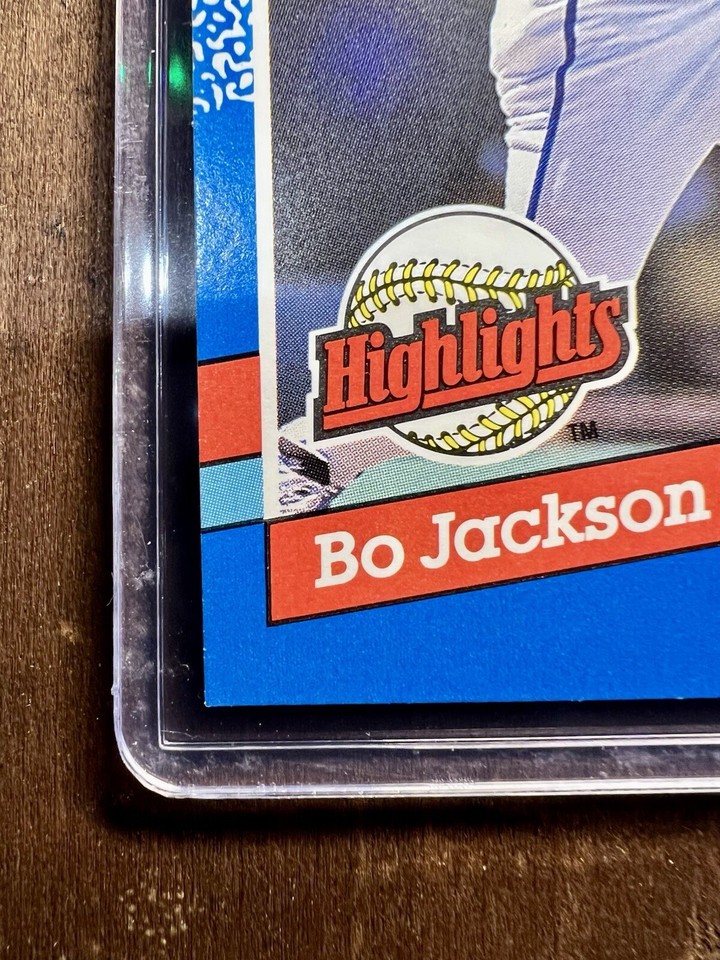 Rare Error Card 1991 Donruss Highlights Bo Jackson Card# BC-10. | eBay